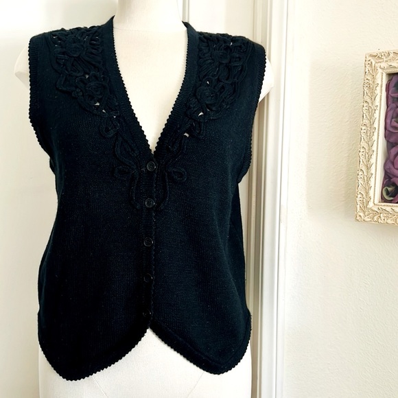 Koret | Sweaters | Koretsweater Vest Black Vintage | Poshmark